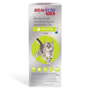 Bravecto® PLUS Topical Solution for Cats | Fleas, ticks, heartworms ...