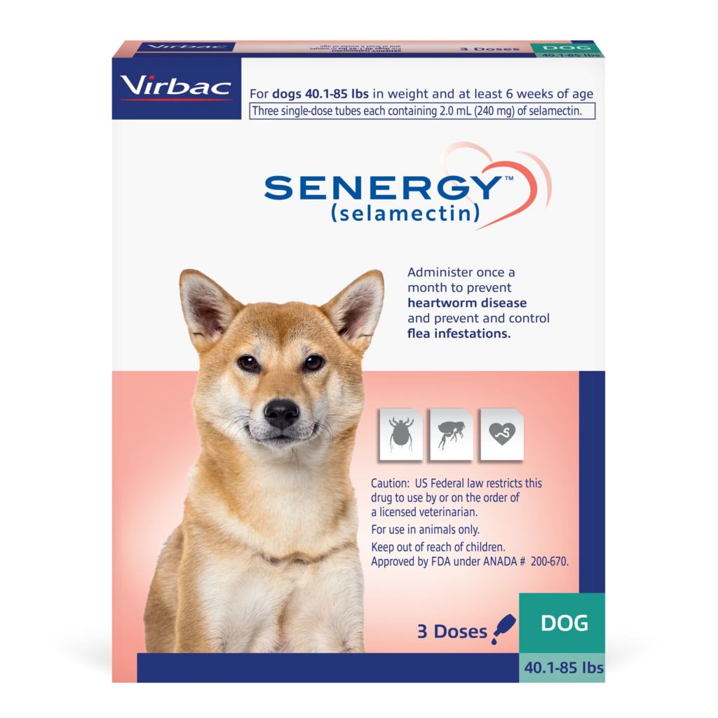 Senergy Topical Solution for Dogs | Heartworms, fleas, ticks, ear mites ...
