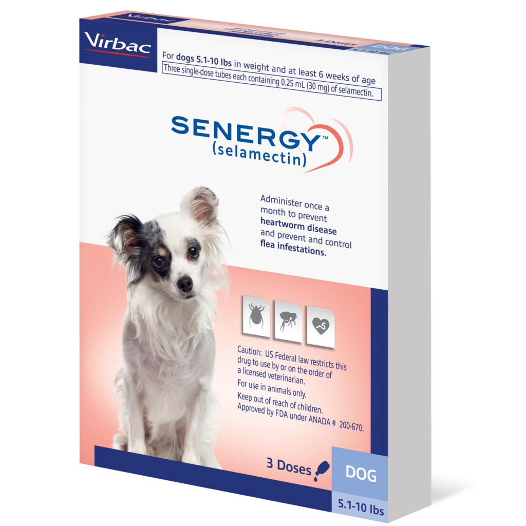 Senergy Topical Solution for Dogs | Heartworms, fleas, ticks, ear mites ...